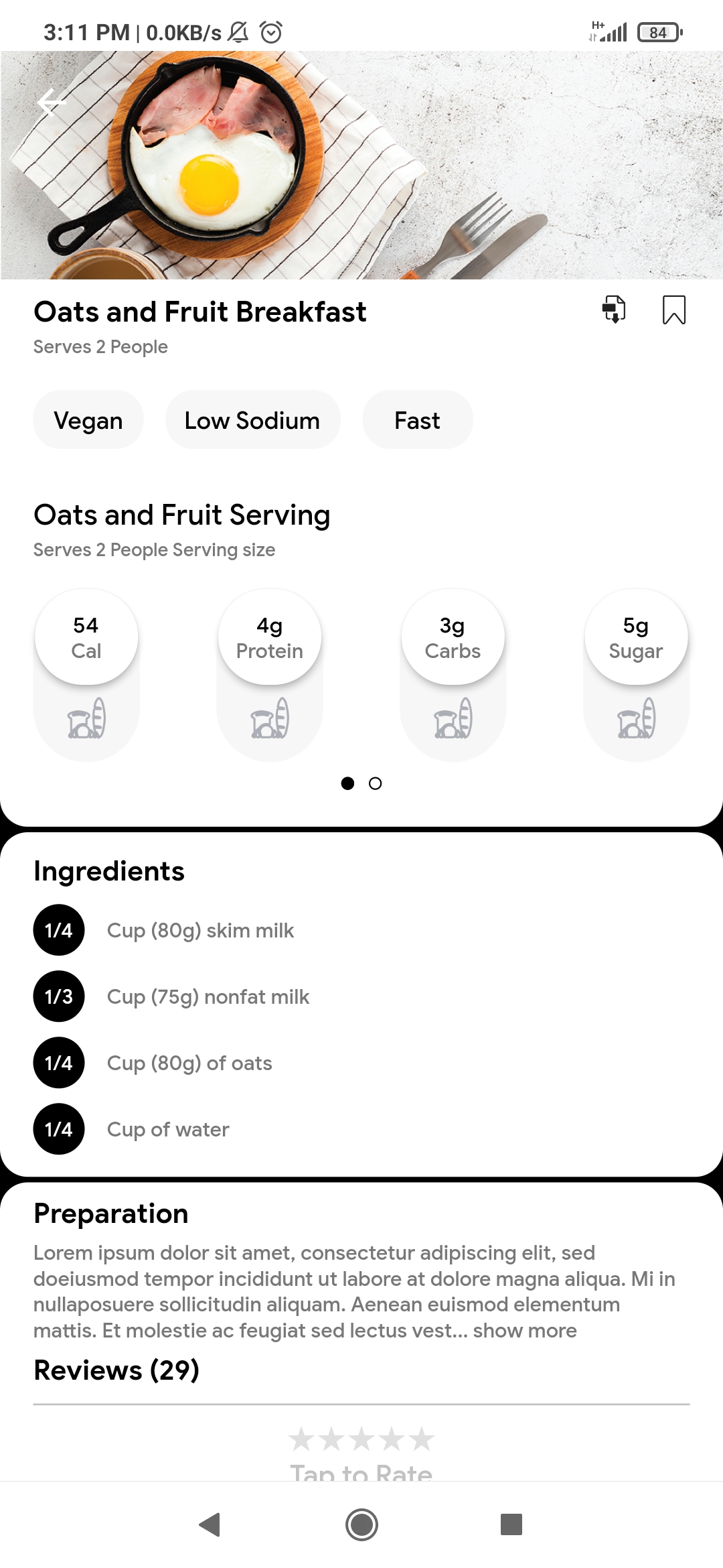 Flutter Recipe App UI KIT Template by qboxus | CodeCanyon